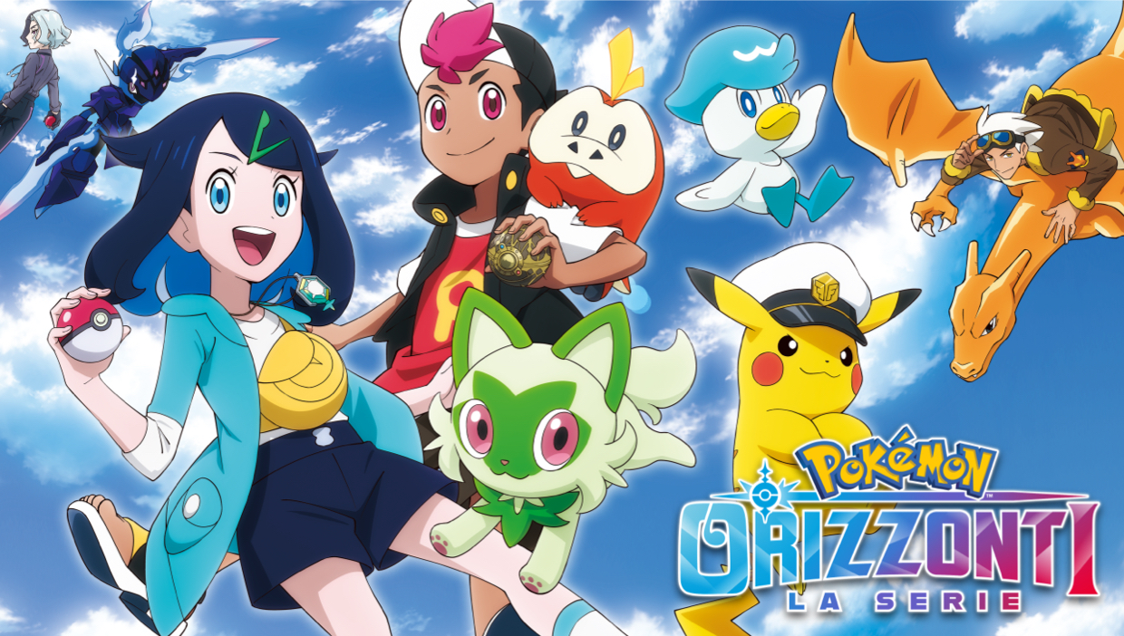 Un mondo di avventure ti attende nella serie Orizzonti Pokémon